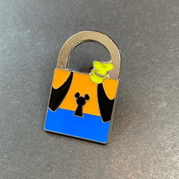Disney | Other | Disney Pin Goofy Lock Pin | Poshmark